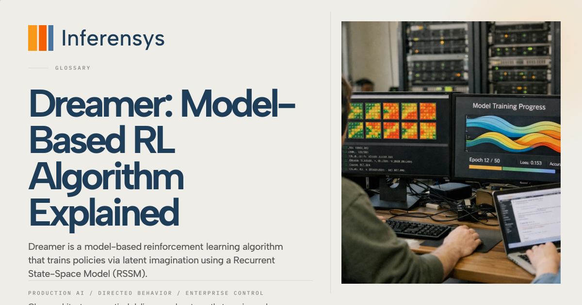 Dreamer: Model-Based RL Algorithm Explained | Inference Systems