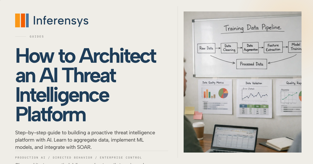 How to Architect an AI Threat Intelligence Platform | Inference Systems