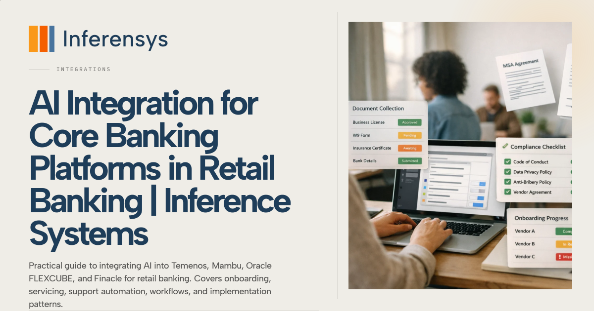 AI Integration for Core Banking Platforms in Retail Banking | Inference ...